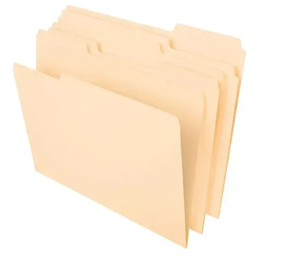 Member's Mark Manila File Folders, Letter, 1/3 Cut Assorted Tabs, 150 ...