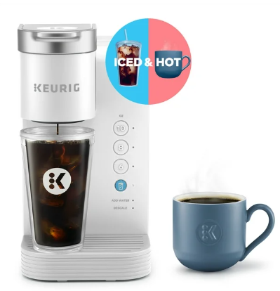 Keurig K-Iced Essentials White Iced and Hot Single-Serve K-Cup Pod Cof ...