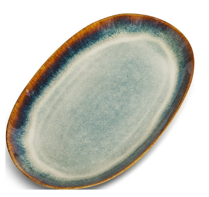 Yellowstone Ceramic Oval Platter, Kayce Collection– Brands For Less USA