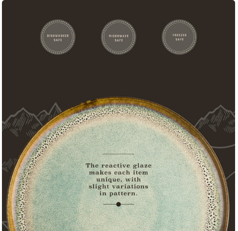 Yellowstone Ceramic Oval Platter, Kayce Collection– Brands For Less USA