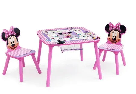 Disney Minnie Mouse Table and Chair Set with Storage by Delta Children ...