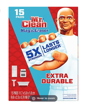 Mr. Clean Extra Durable Scrub Magic Eraser Sponges, 15 ct.– Brands For ...
