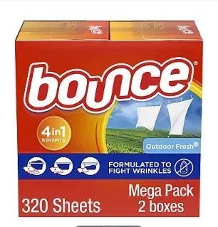 Bounce Outdoor Fresh Dryer Sheets, 2 pk./160 ct.– Brands For Less USA