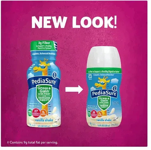PediaSure Nutritional Grow & Gain Shake with Fiber and Immune Support ...