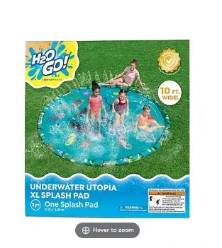 H2OGO! 10' Underwater Utopia Kids XL Sprinkler Splash Pad– Brands For ...