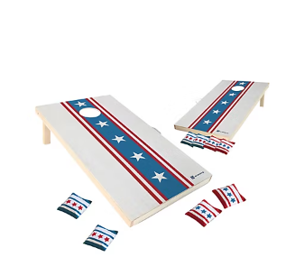 MD Sports Official Size Solid Wood Bean Bag Toss Game– Brands For Less USA