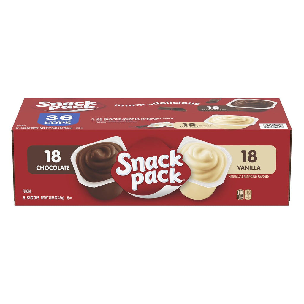 Snack Pack Pudding Variety Pack, 3.25 oz., 36 pk.– Brands For Less USA