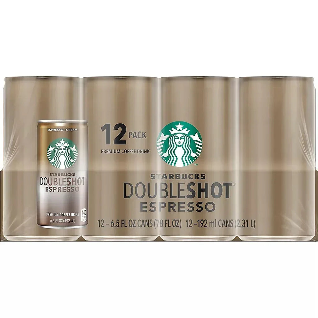 Starbucks Doubleshot Espresso Coffee Cans, 12 pk./6.5 fl. oz.– Brands ...
