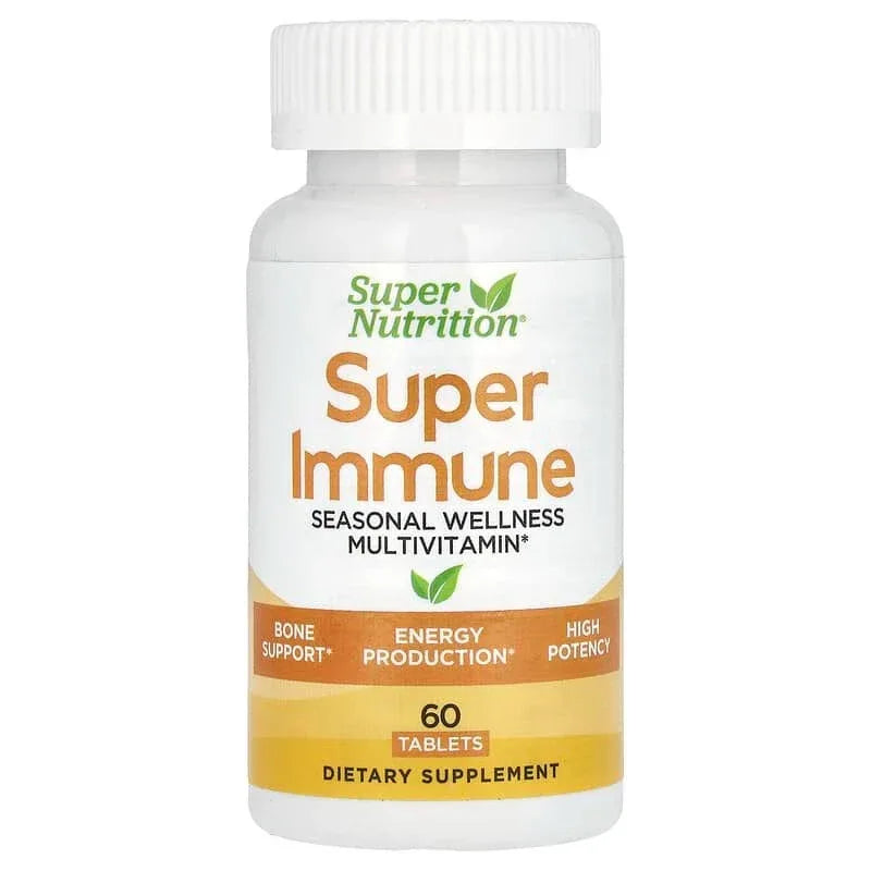 Super Nutrition, Super Immune, Immune-Strengthening Multivitamin with ...