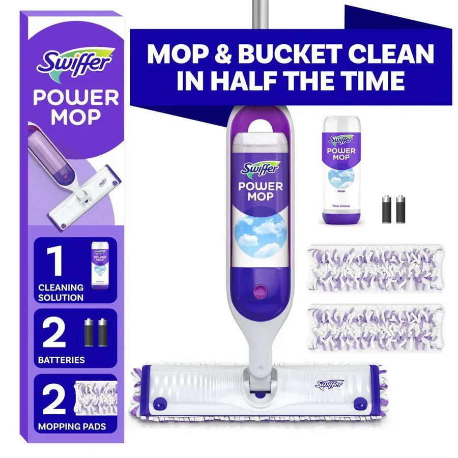 Swiffer Power Mop, Floor Cleaner, Tile, Vinyl, Laminate, Wood, Floor C ...