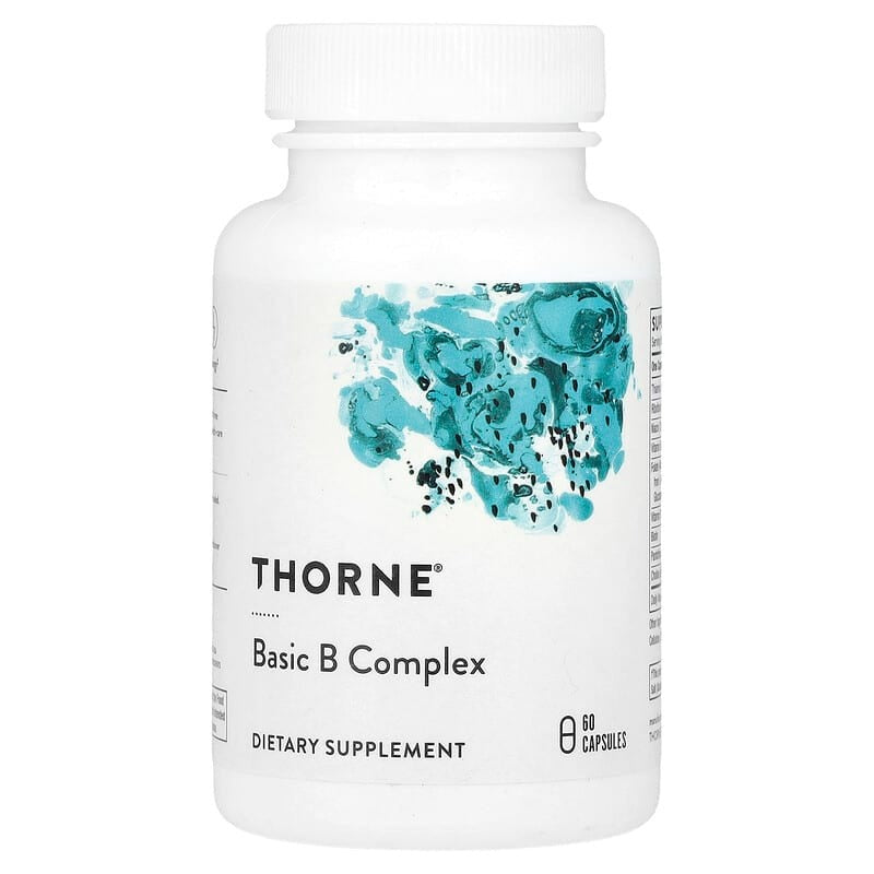Thorne, Basic B Complex, 60 Capsules– Brands For Less USA