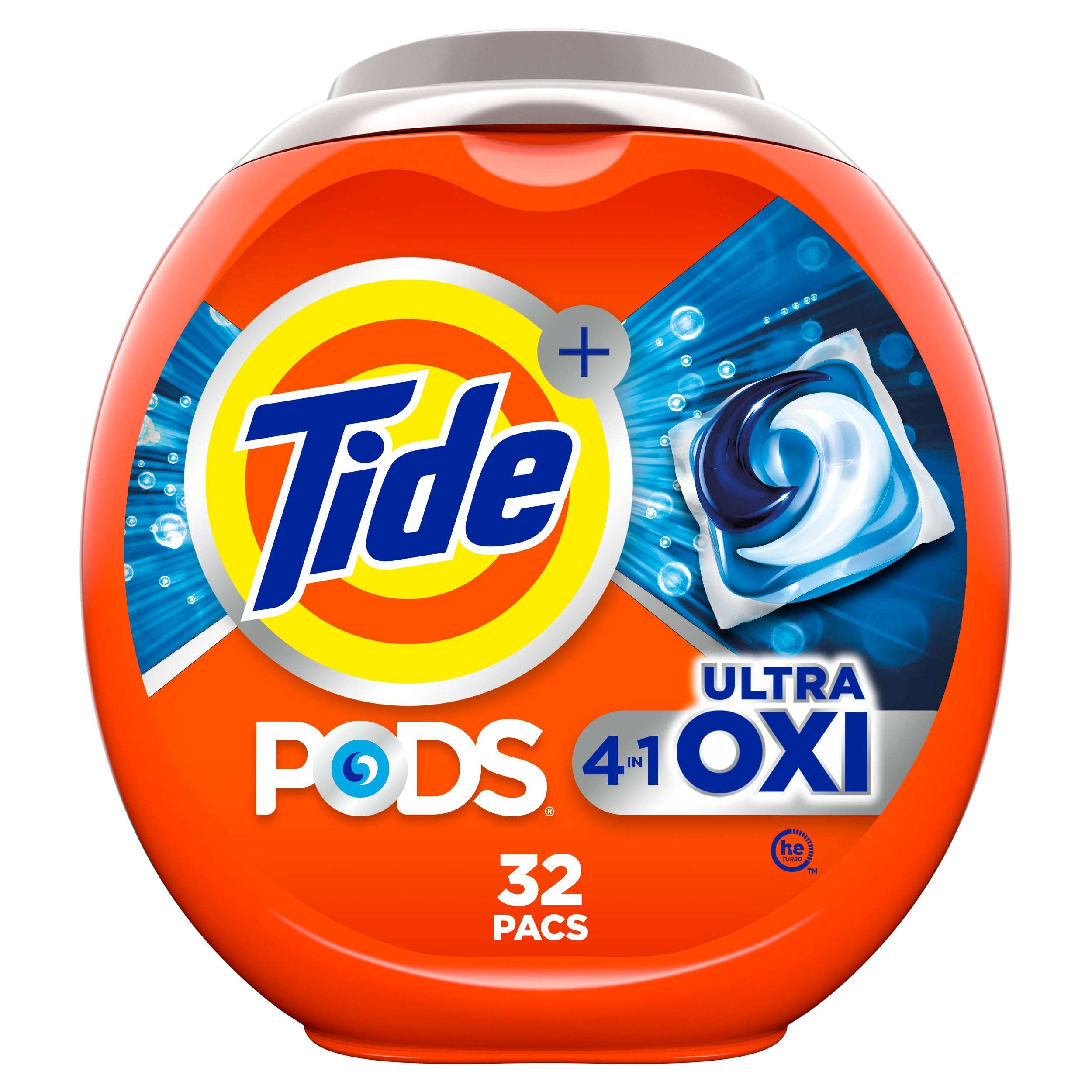 Tide PODS® Ultra OXI Liquid Laundry Detergent Pacs, 32 Count– Brands ...