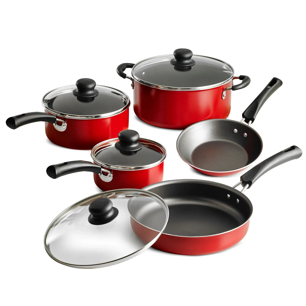 Tramontina 9-Piece Non-stick Cookware Set Blue– Brands For Less USA