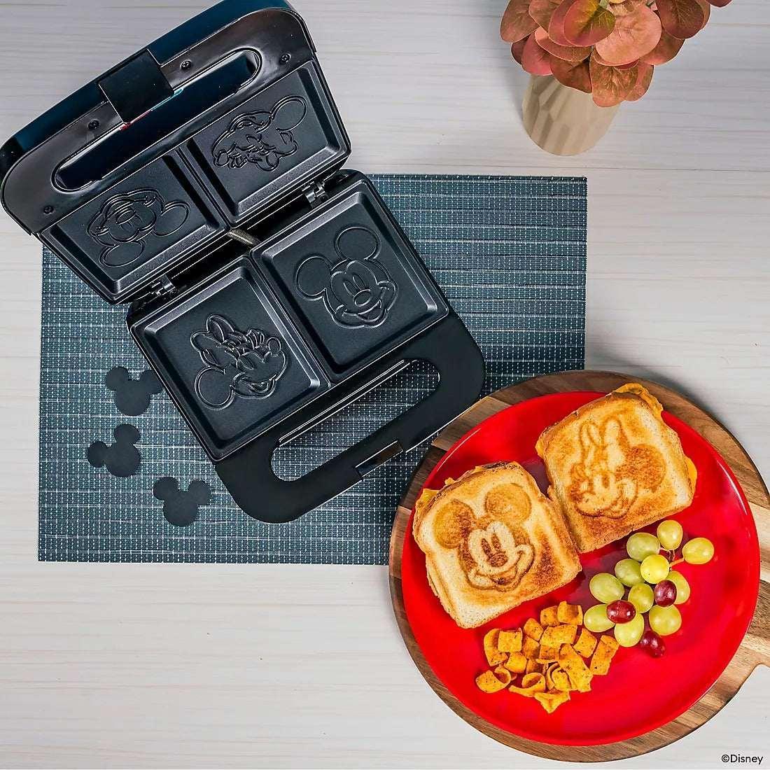 Uncanny Brands Disney Mickey and Minnie Mouse Sandwich Maker– Brands ...