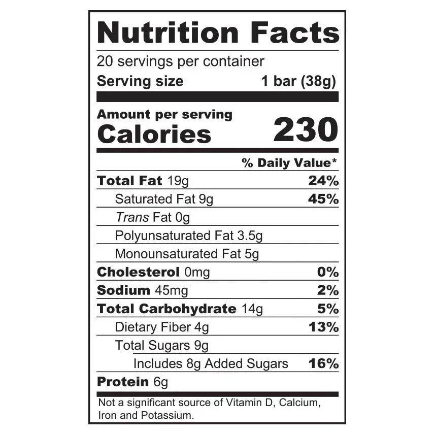 Universal Bakery Organic Paleo Bars, 20-Count– Brands For Less USA