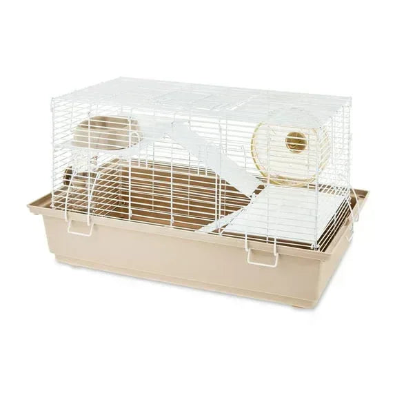 Vibrant Life Split-Level Hamster Habitat with Running Wheel & Feeding ...