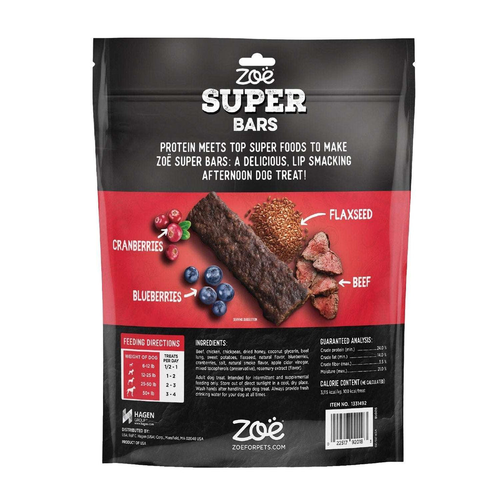 Zoe Super Bars Beef Recipe 2/2lb Bags– Brands For Less USA