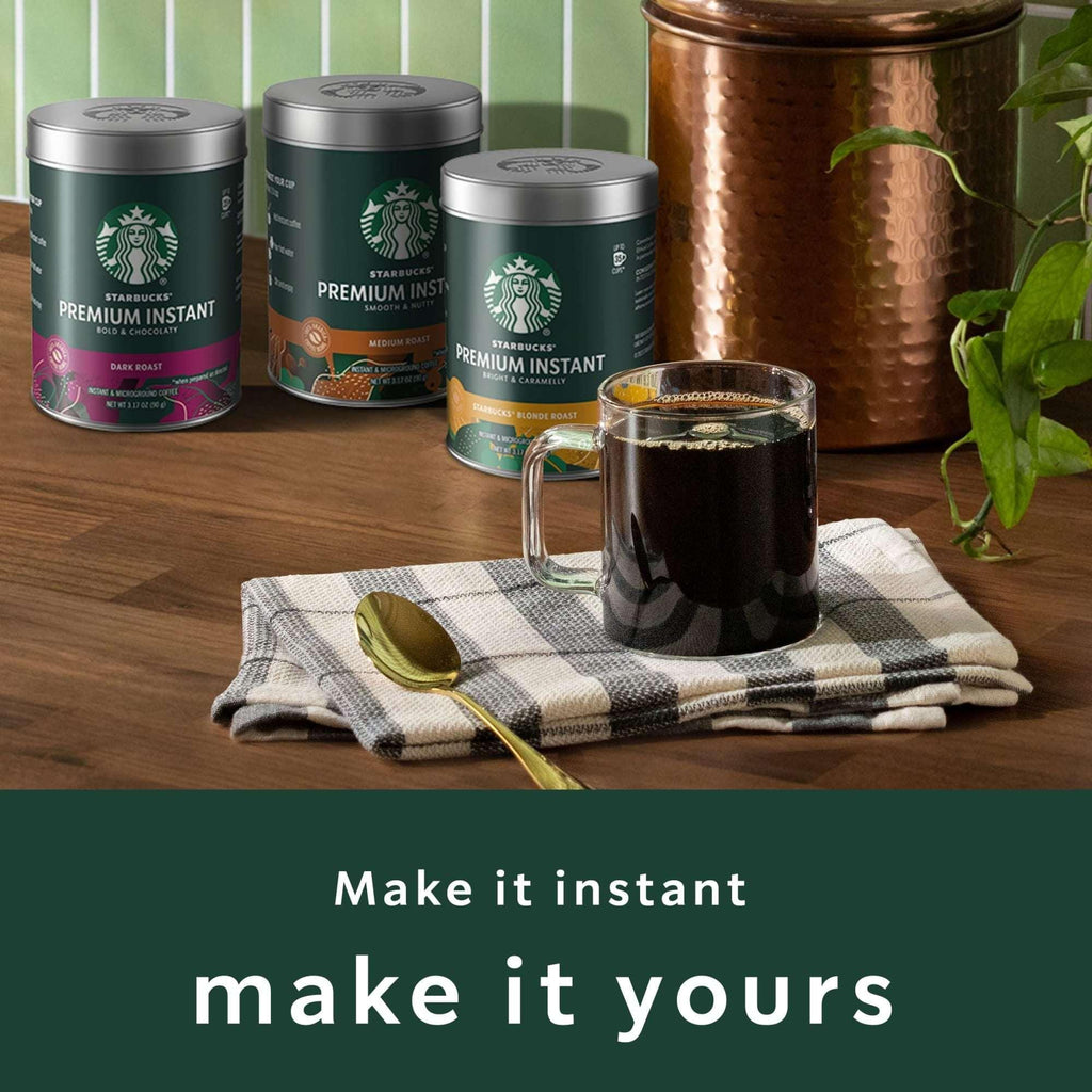 Starbucks Premium Instant Coffee, Starbucks Blonde Roast Coffee, Arabi ...
