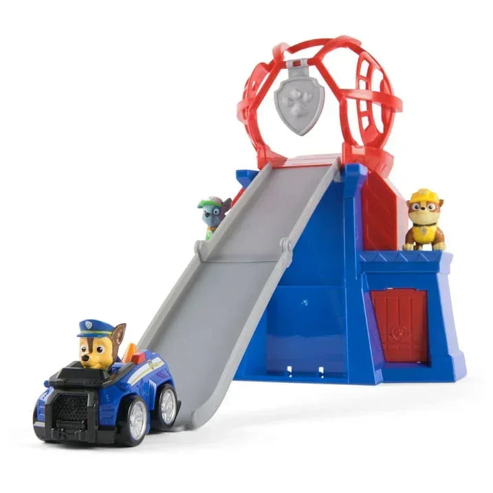 PAW Patrol, Pup Squad Mini Lookout Tower Playset, 3 Toy Cars & 3 Figur ...