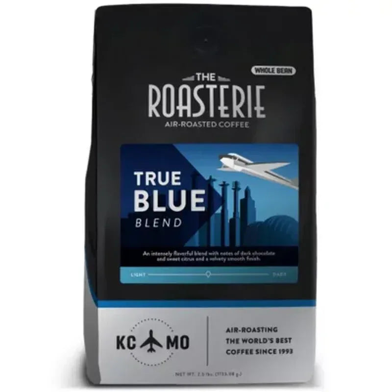 The Roasterie Whole Bean Coffee, True Blue Blend (40 Oz.)– Brands For ...
