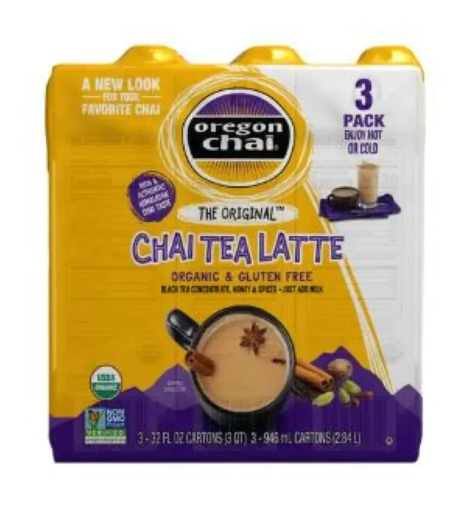 Oregon Chai, Original Organic Chai Tea Latte Concentrate, 32 fl. oz ...
