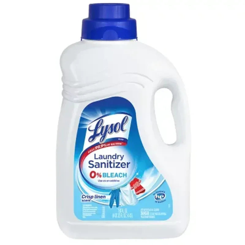 Lysol Laundry Sanitizer Additive, Crisp Linen (150 Fl. Oz.)– Brands For ...