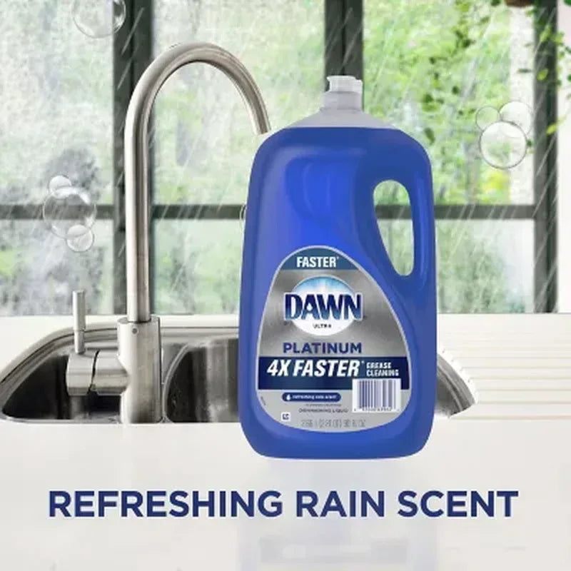 Dawn Platinum Dishwashing Liquid Dish Soap, Refreshing Rain (90 Fl. Oz ...