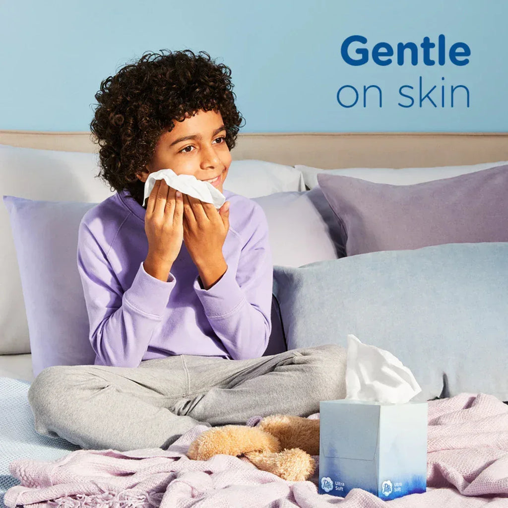 Puffs Ultra Soft Facial Tissues, 4 Count– Brands For Less USA