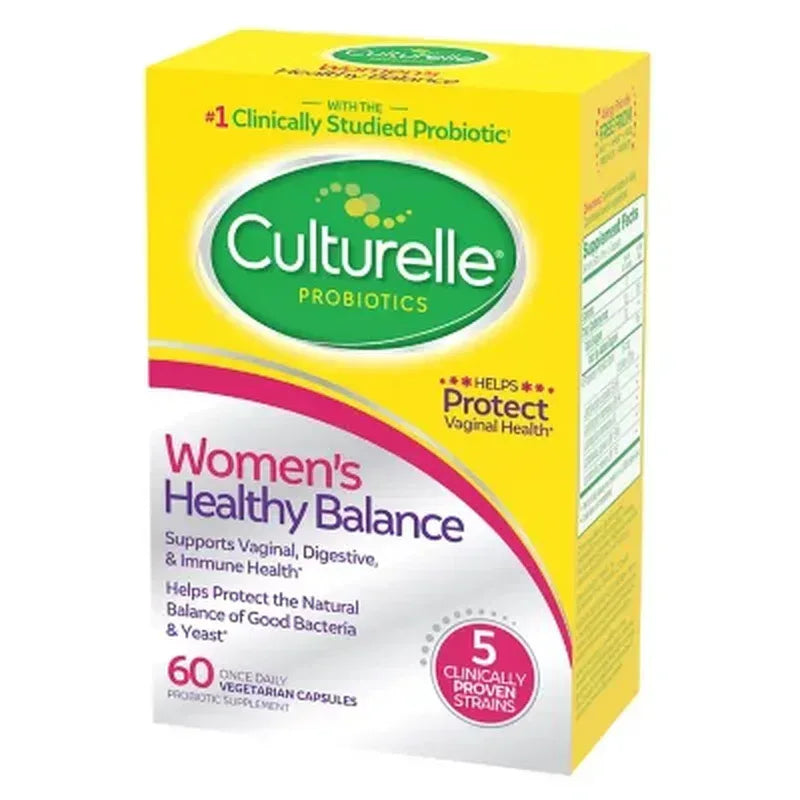 Culturelle Women'S Healthy Balance Probiotic Capsules (60 Ct.)– Brands ...