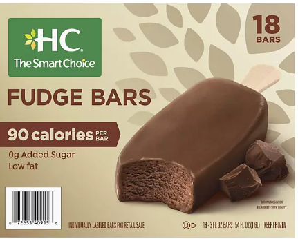 HC Fudge Bars, Frozen, 18 ct.– Brands For Less USA