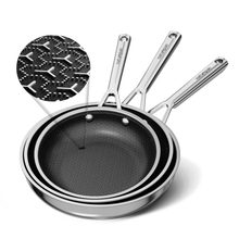 naturepan 3-Ply Hybrid Diamond-Titanium Ceramic Nonstick Frying Pan Se ...