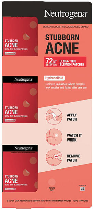 Neutrogena Stubborn Acne Blemish Patches, 24 ct., 3 pk.– Brands For ...