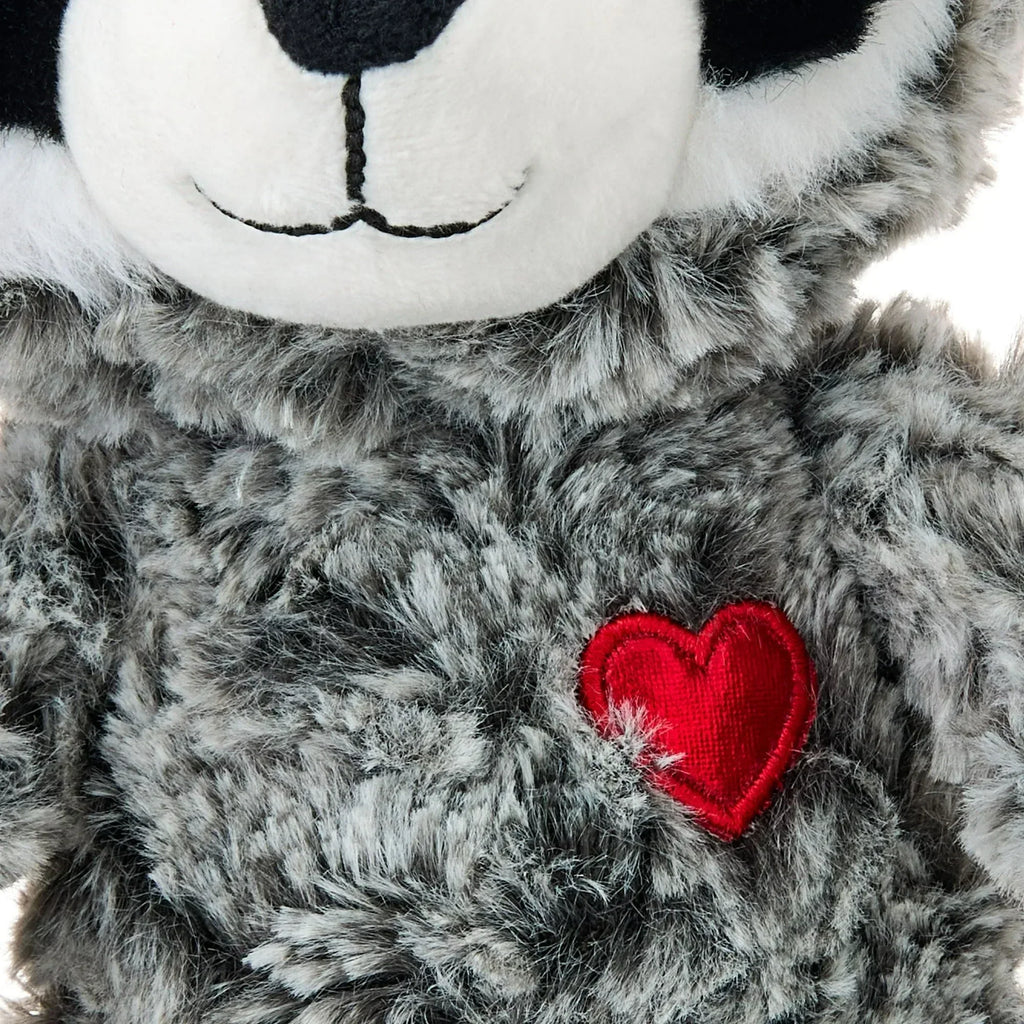 Small Raccoon Plush, Gray and White, 12", Valentine's Day by Way To Ce ...