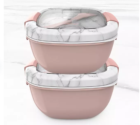 Bentgo Salad Bento Lunch Box, 2-Pack, Choose Color– Brands For Less USA